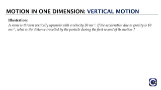 Motion in 1D Variable Acceleration problems | PPTX
