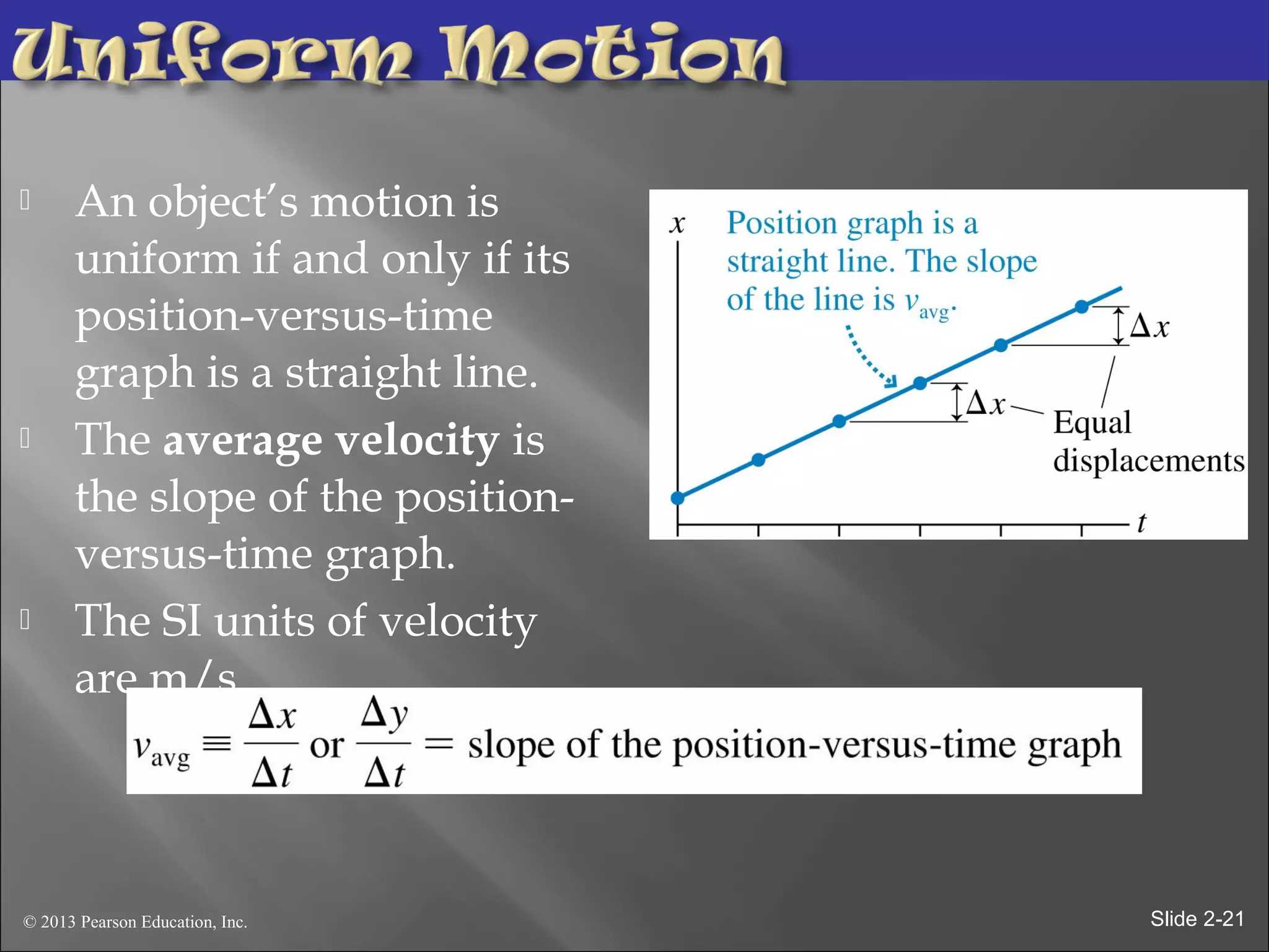 Motion in a straight line | PPT | Physics | Science