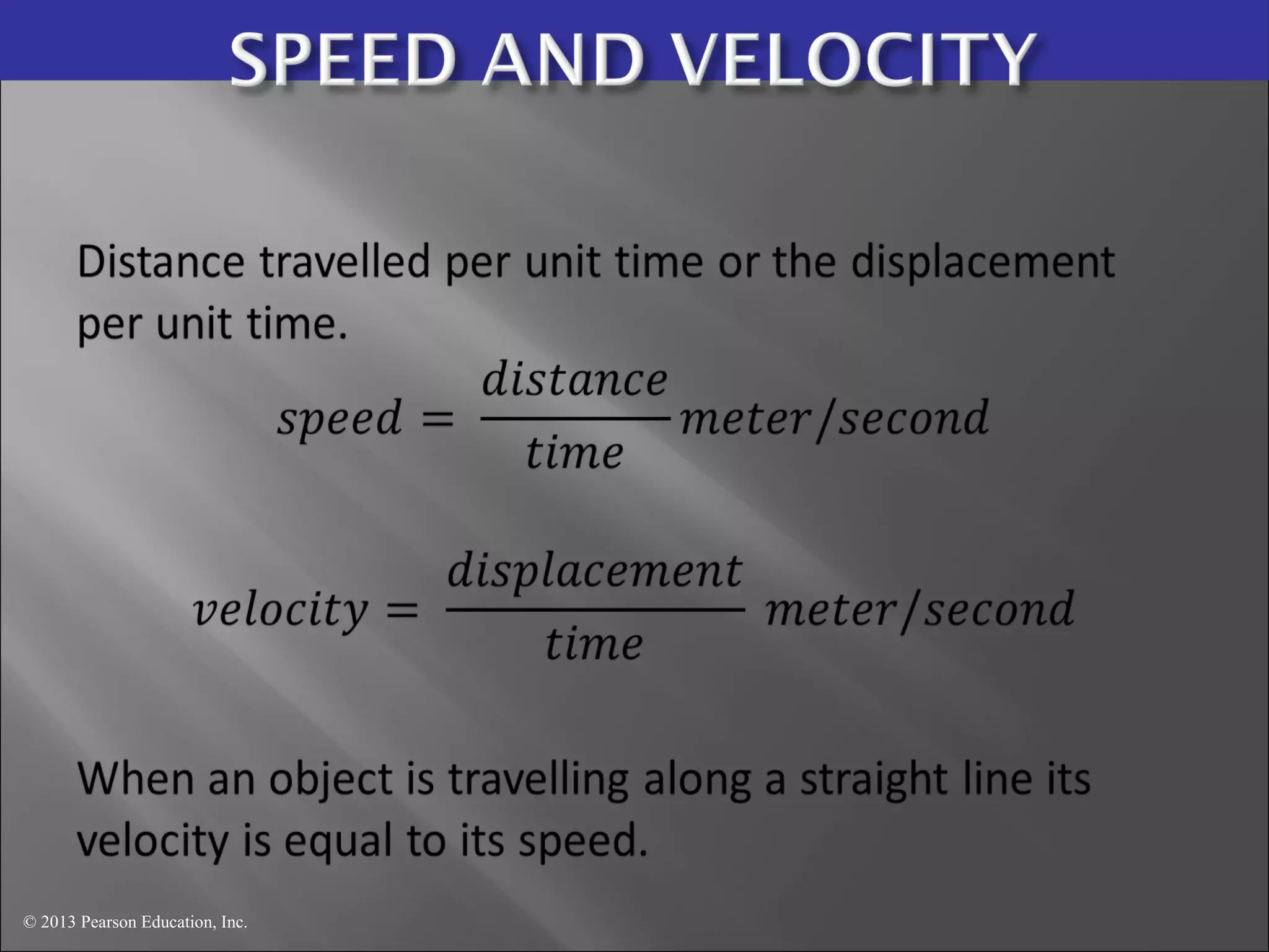 Motion in a straight line | PPT | Physics | Science