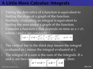 Motion in a straight line | PPT