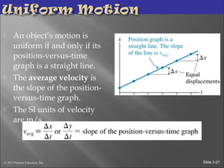 Motion in a straight line | PPT