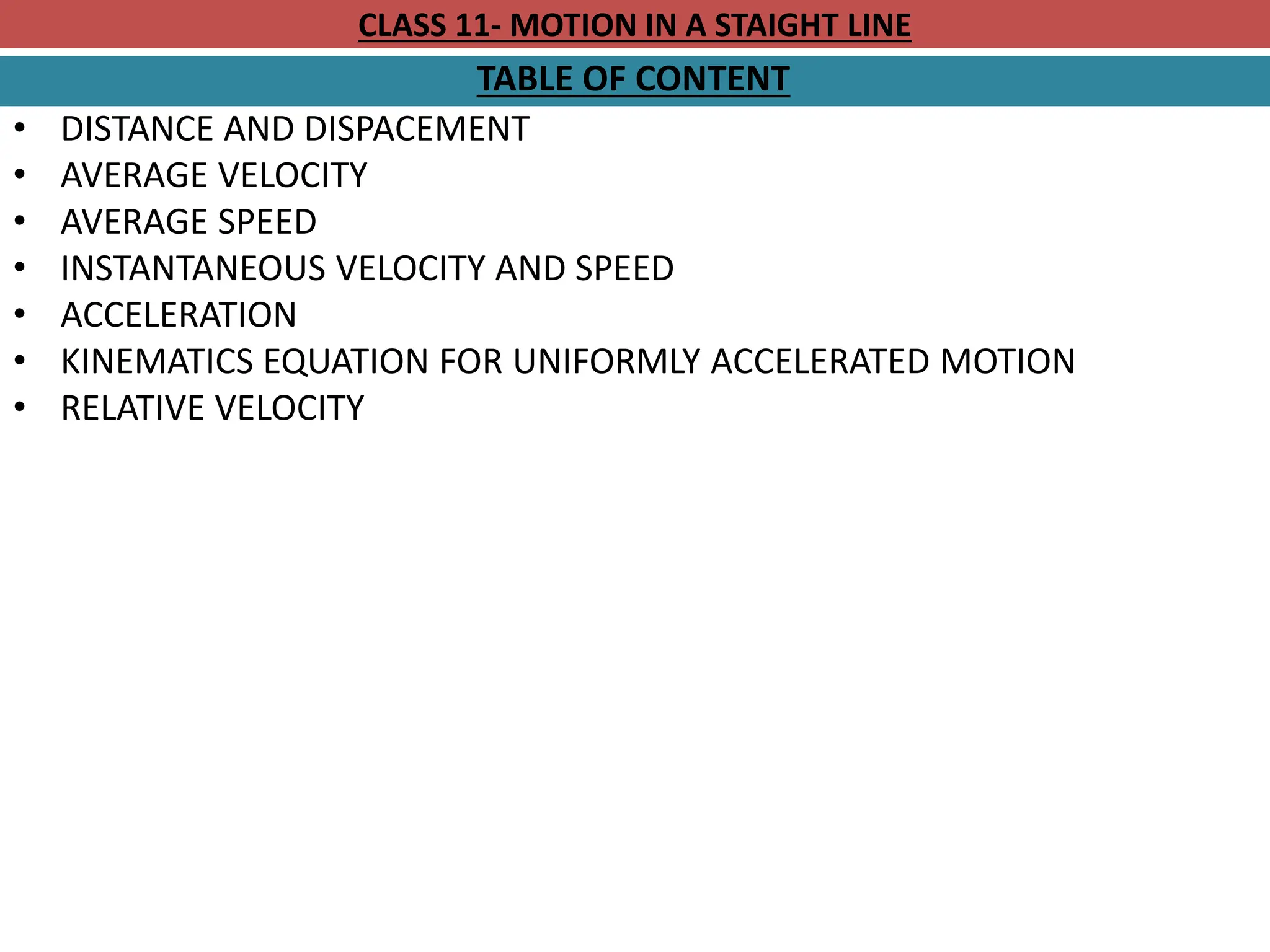 MOTION IN A STRAIGHT LINE'.pptx