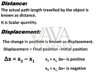 Class 11 Motion in a straight line Study material in pdf | PDF