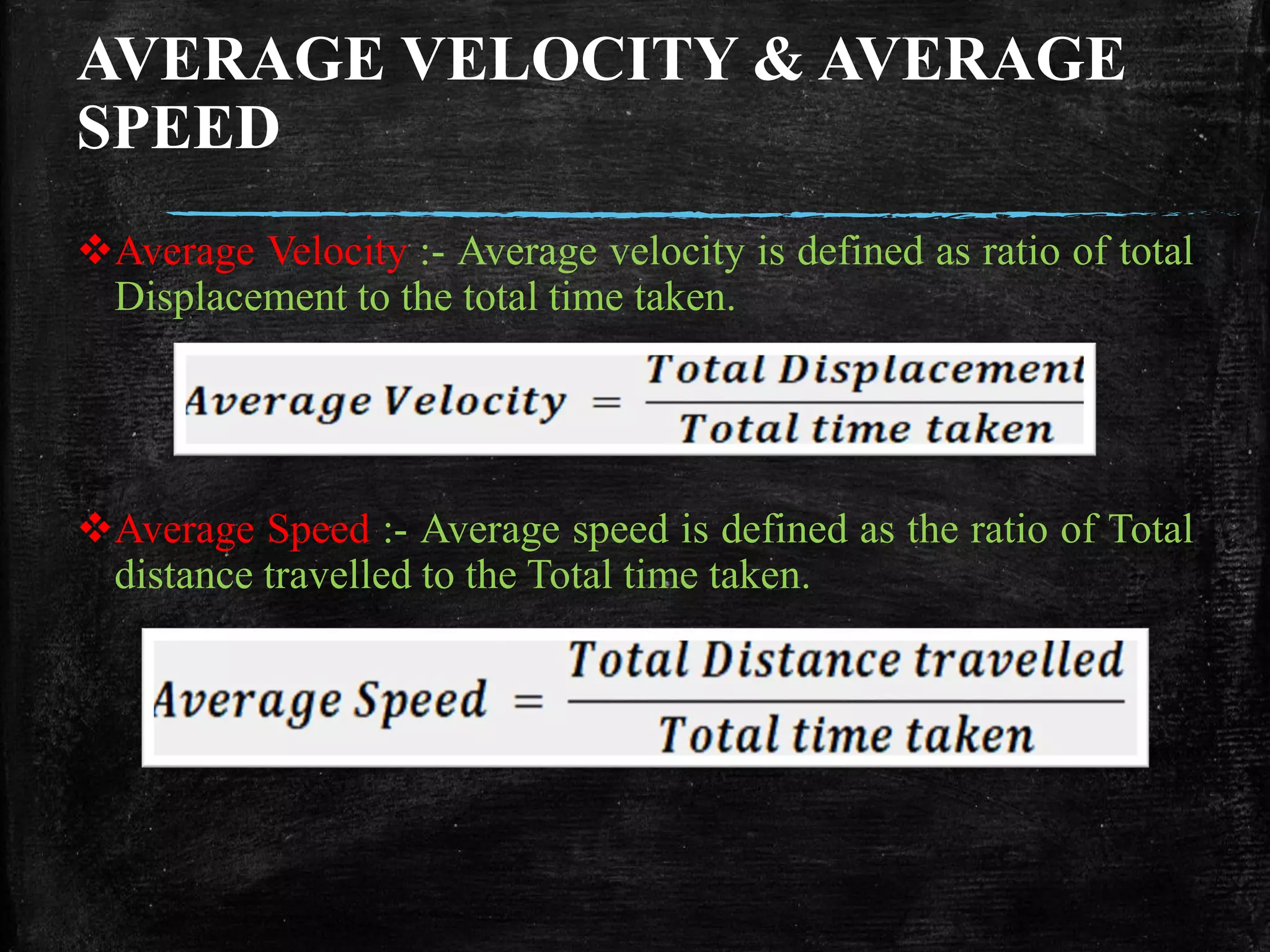 chapter 2 : Motion in a straight line | PDF