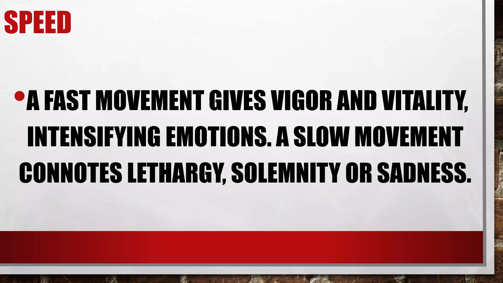 Motion information and media | PPTX