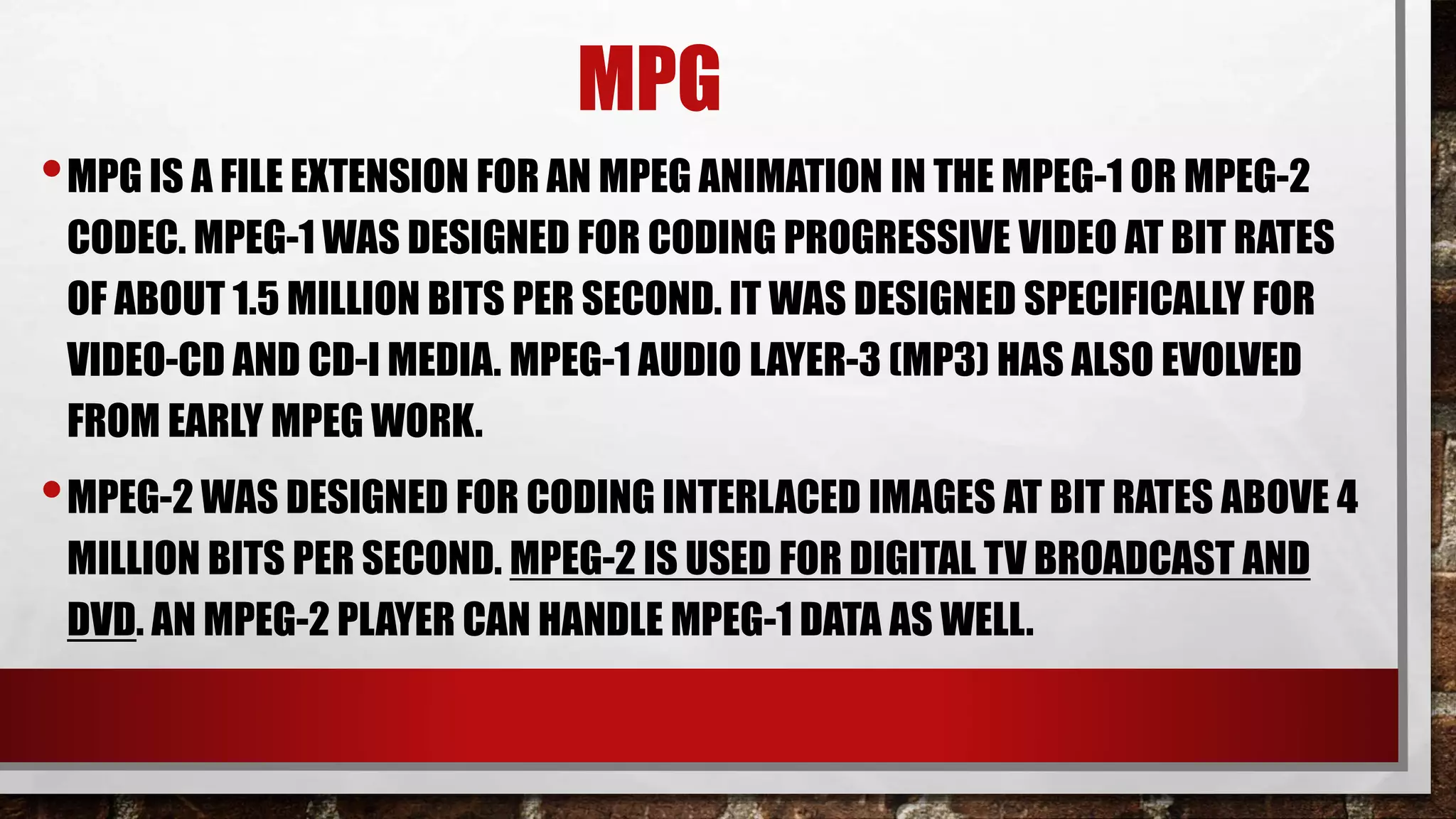 Motion information and media | PPTX