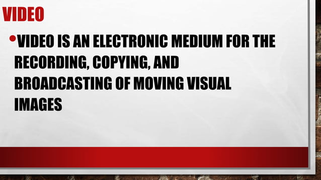 Motion information and media | PPTX