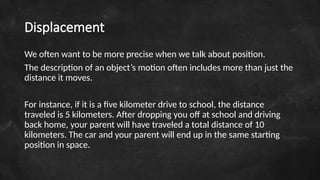Motion in one dimension| Physics for High School.pptx