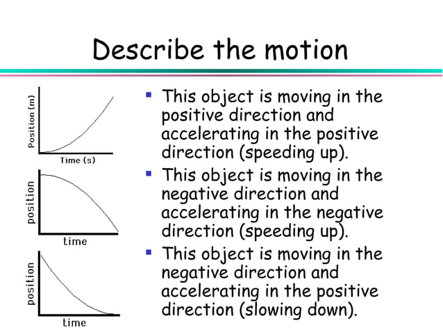 Motion in one direction | PPT