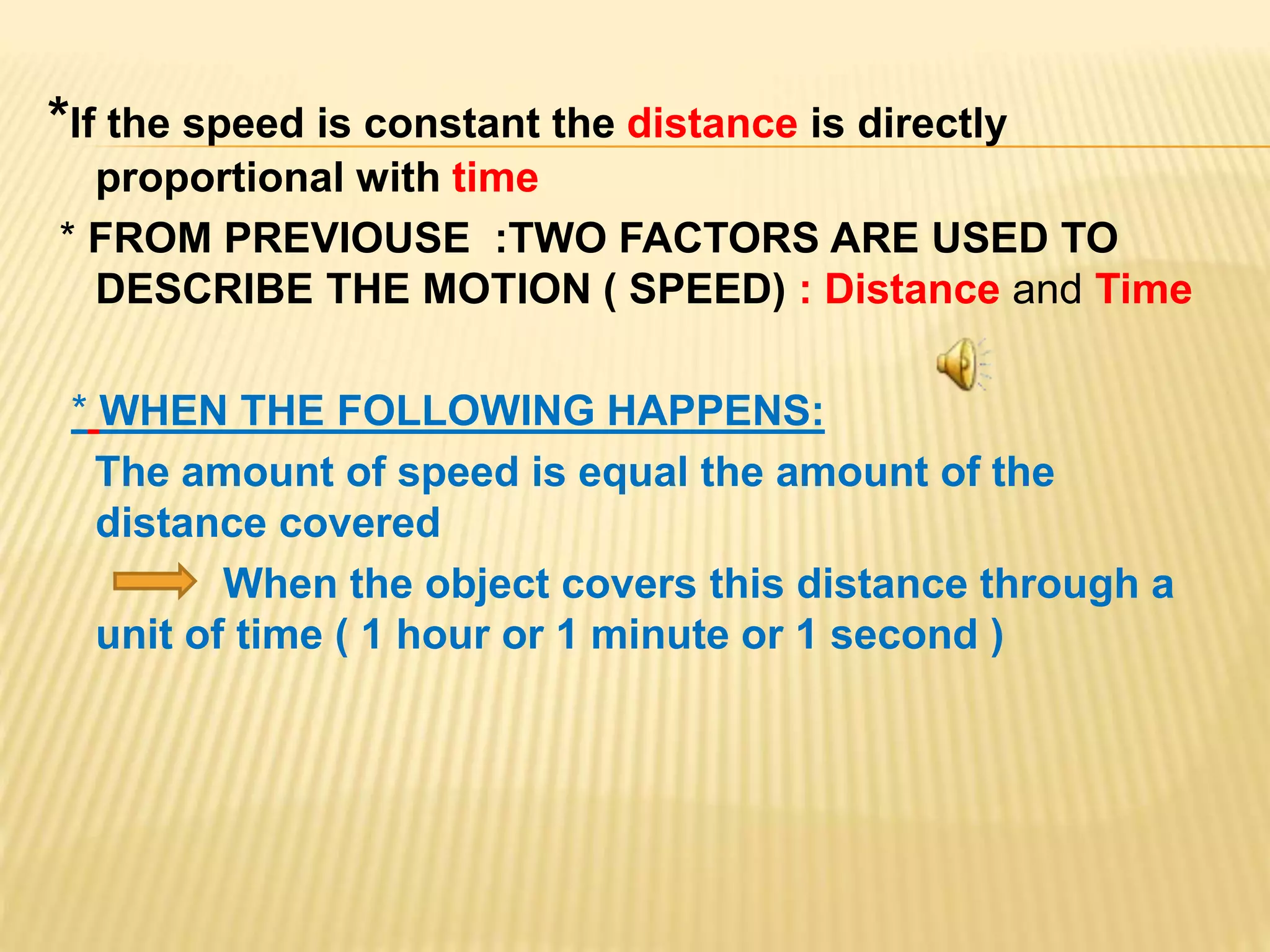Motion in one direction 1 | PPTX