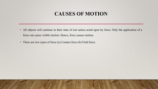 Motion in physics | PPTX