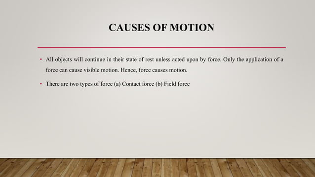 Motion in physics | PPT