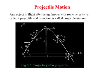 Motion in A plane | PPTX