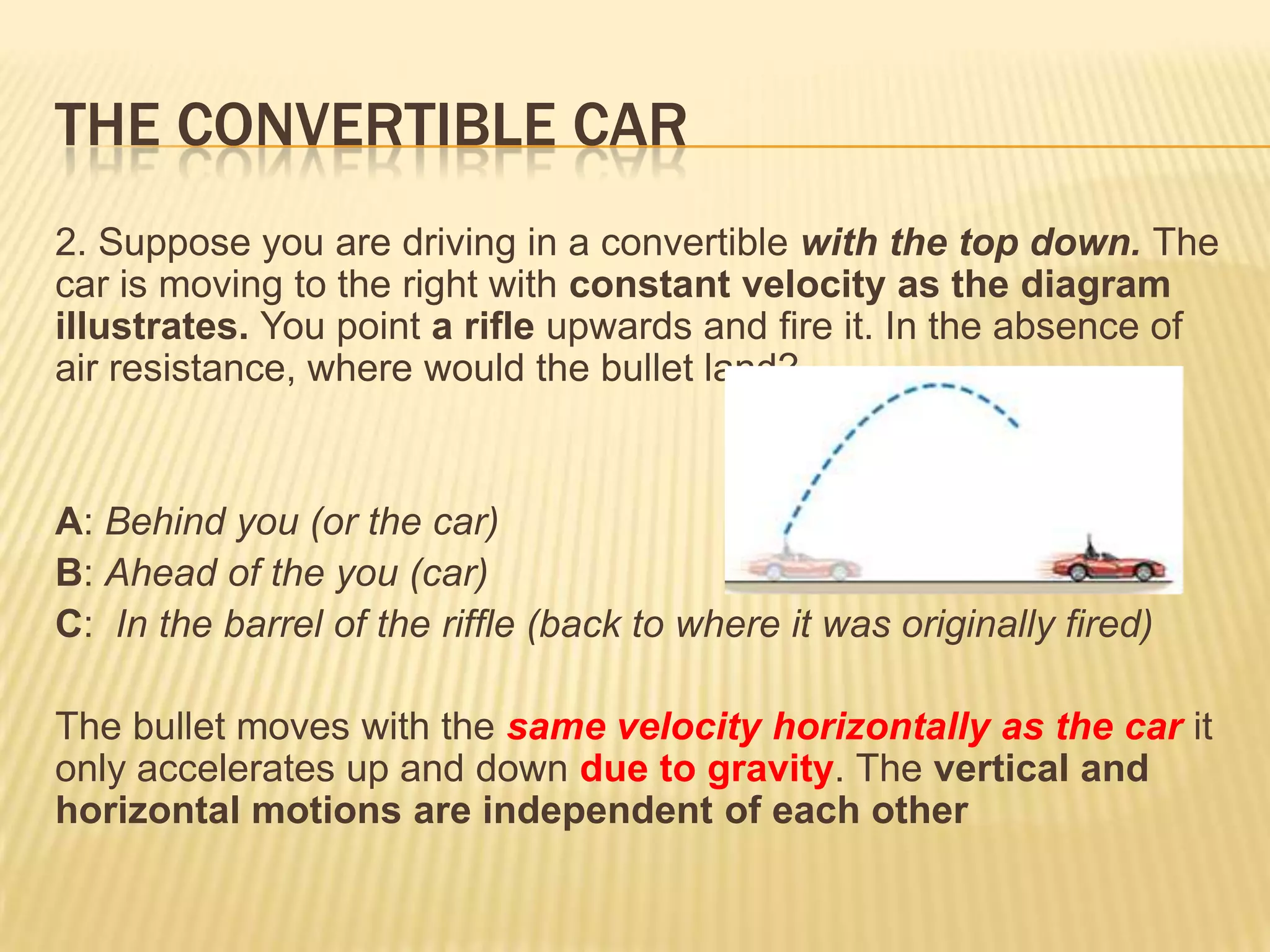 Motion in two dimensions | PPTX
