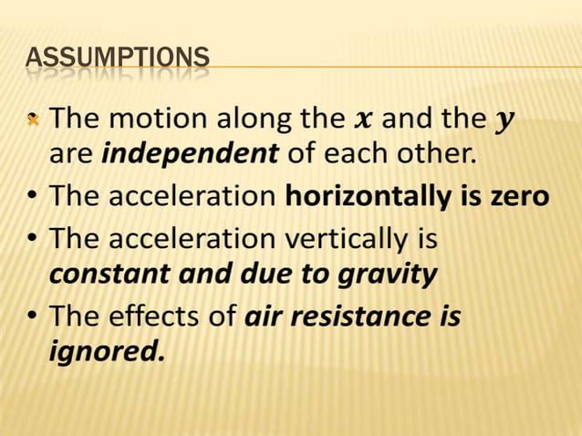 Motion in two dimensions | PPTX | Physics | Science