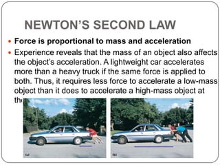 Motion laws of newton 2 | PPTX