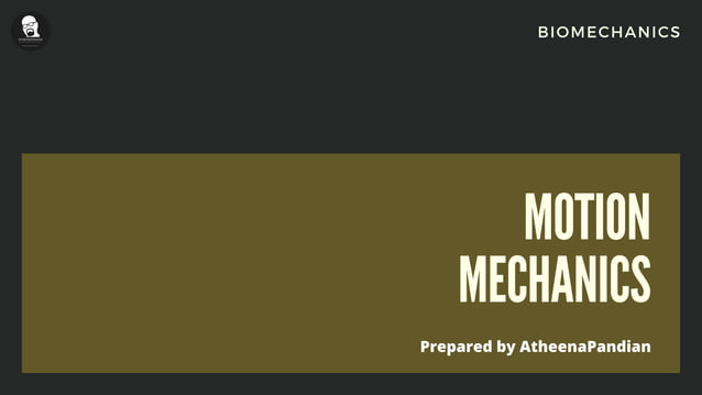 Motion mechanics | PPT