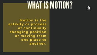 Motion mechanics | PDF