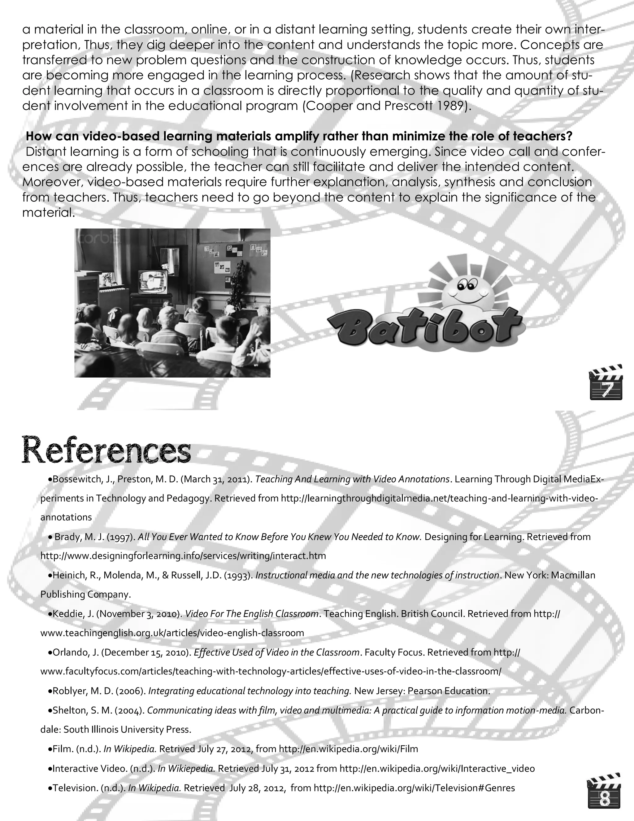 Handout: Motion Media | PDF