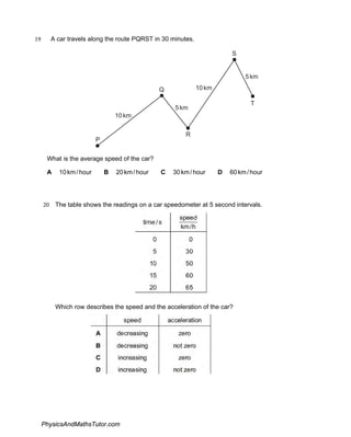 Motion (Multiple Choice) QP.pdf