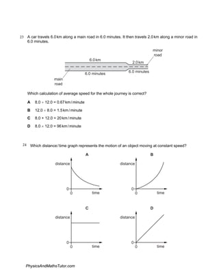 Motion (Multiple Choice) QP.pdf