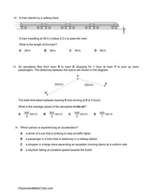 Motion (Multiple Choice) QP.pdf