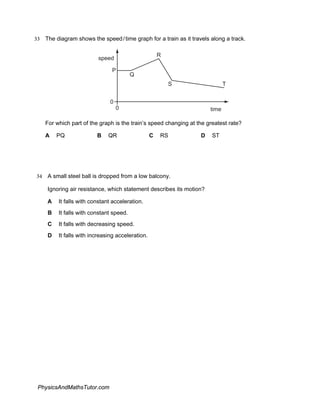 Motion (Multiple Choice) QP.pdf