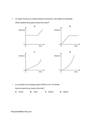 Motion (Multiple Choice) QP.pdf