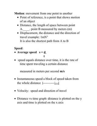 Speed Equals Distance Times Time
