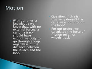 Motion Of A Hot Wheels Car | PPTX