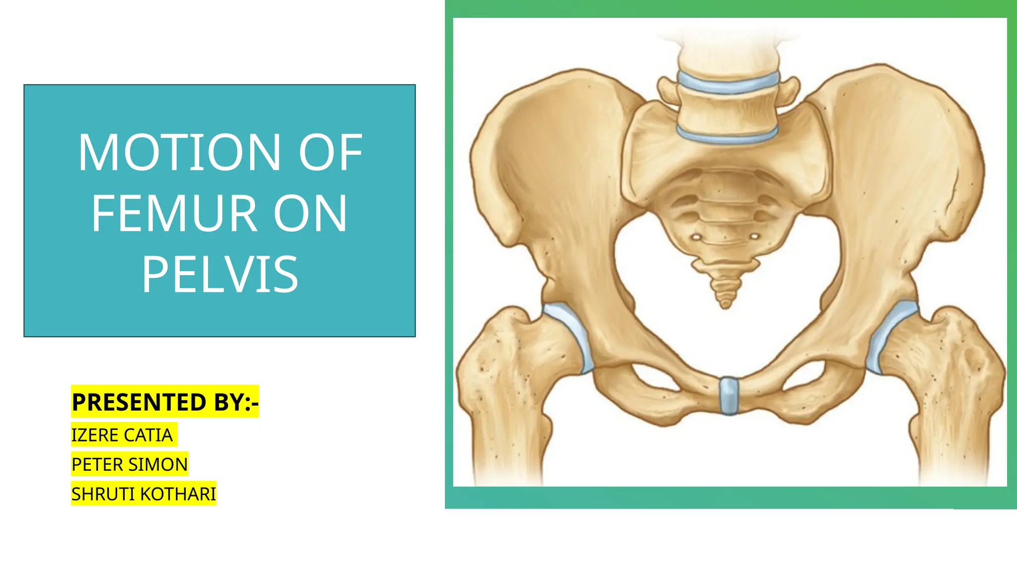 kinesiology MOTION OF FEMUR ON PELVIS final .pptx
