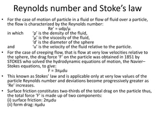 Motion of particles in fluid (GIKI) | PPTX