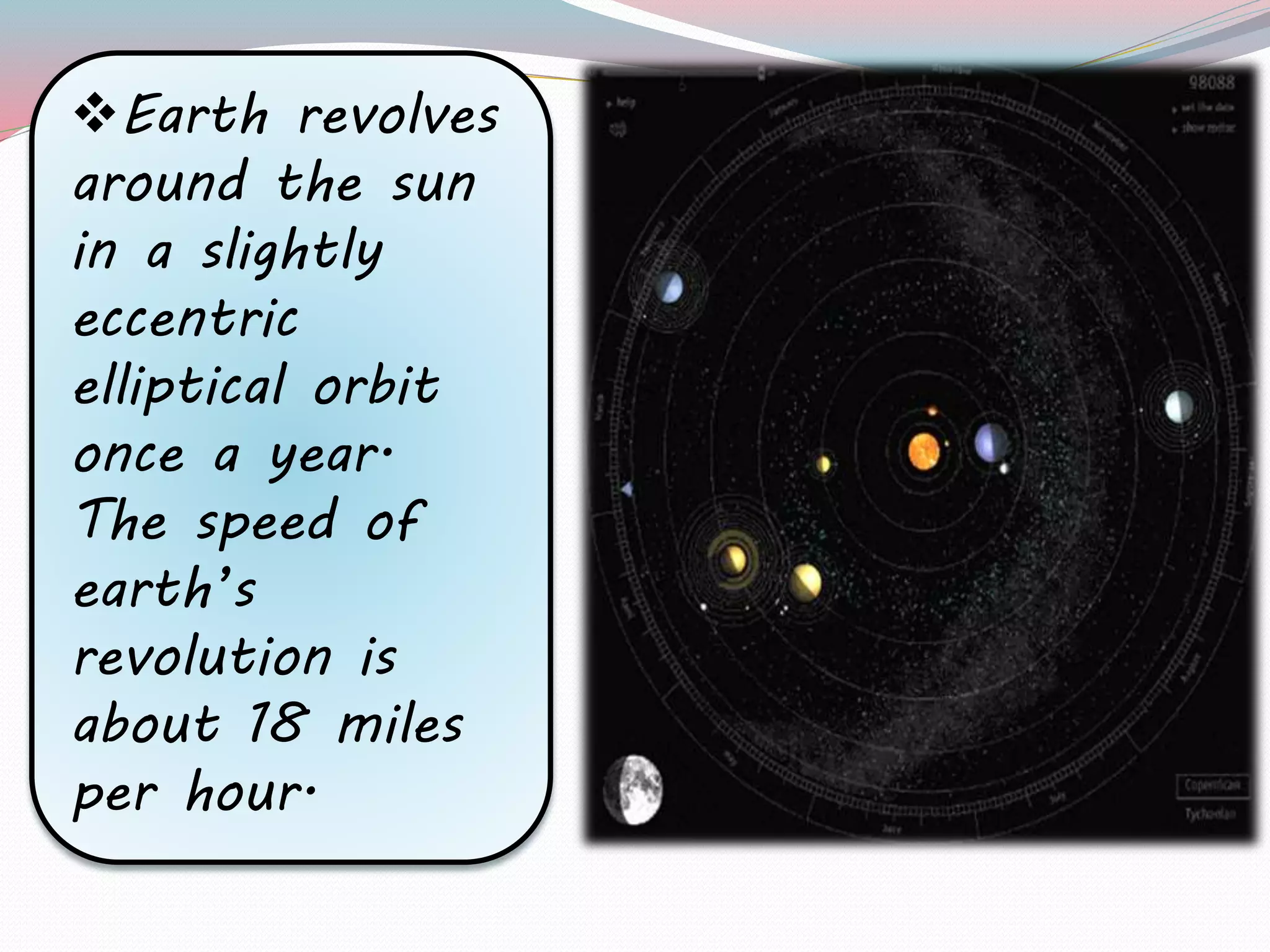 Motion of the earth | PPTX