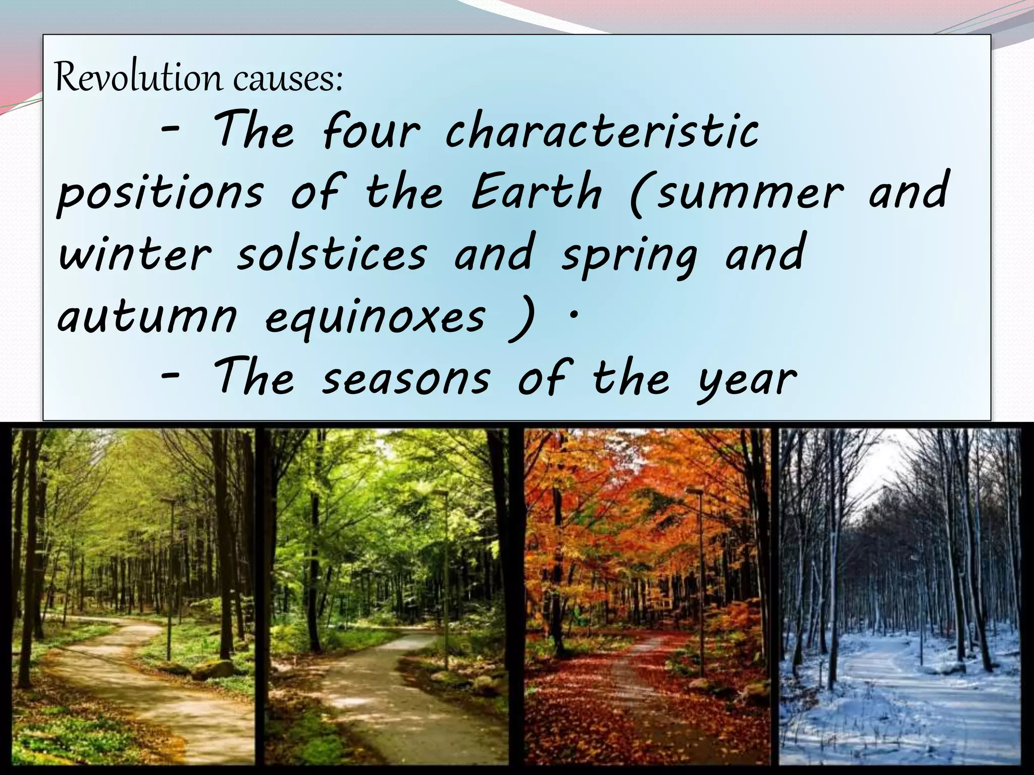 Motion of the earth | PPTX