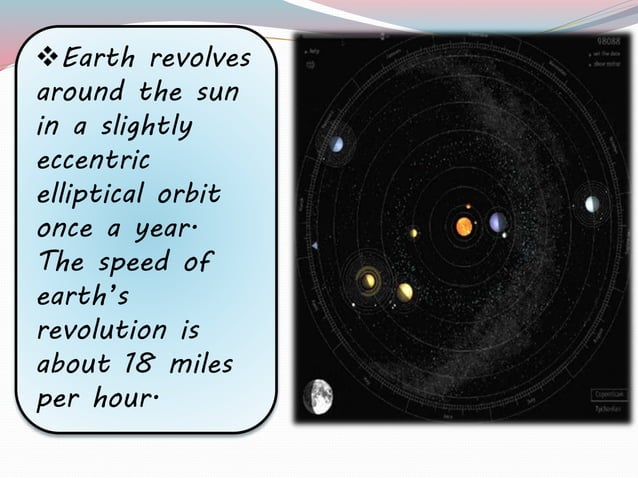 Motion of the earth | PPTX
