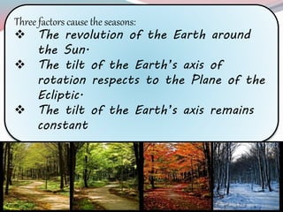 Motion of the earth | PPTX