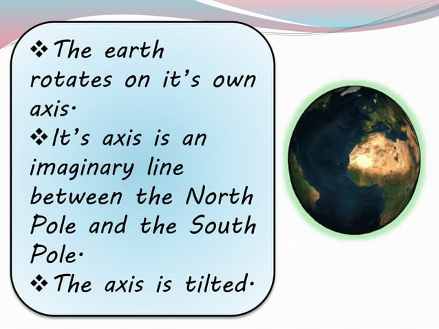 Motion of the earth | PPTX
