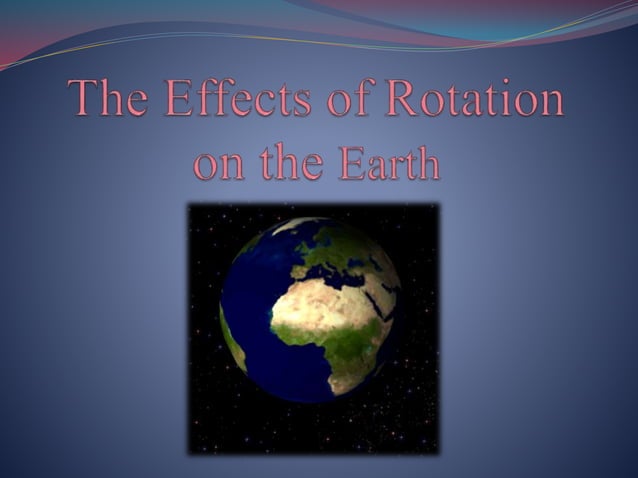 Motion of the earth | PPTX