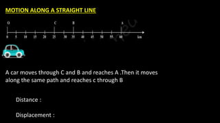 MOTION Physics cbse class 9 Chapter 1 deals uniform motion | PPTX