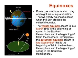 Motions and seasons of earth | PPTX