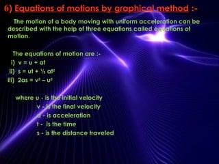 Motion science ppt | PPT
