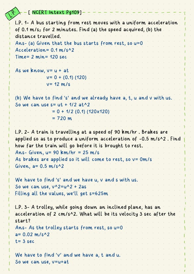 Motion_Shobhit Nirwan best notes of physics | PDF | Running and Jogging ...