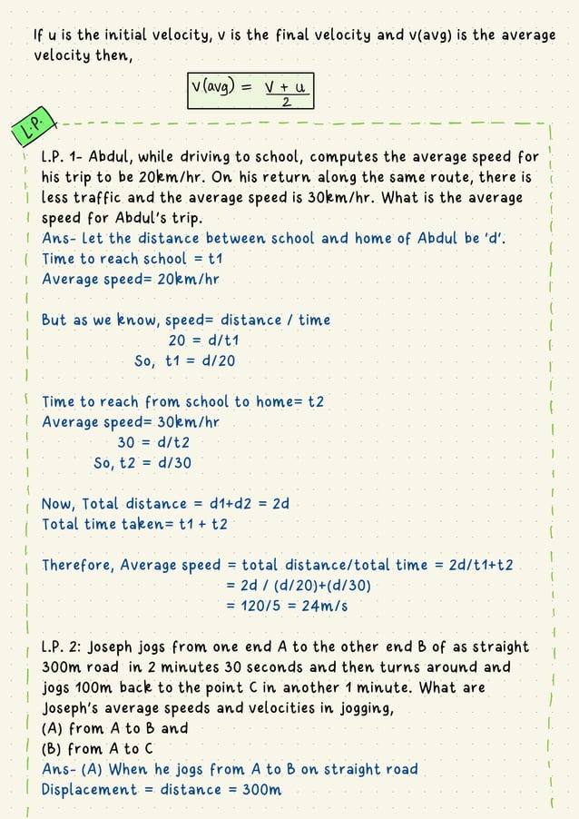 Motion_Shobhit Nirwan best notes of physics | PDF | Running and Jogging ...