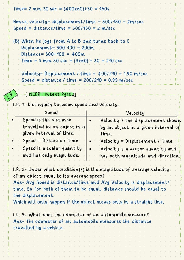 Motion_Shobhit Nirwan best notes of physics | PDF | Running and Jogging ...