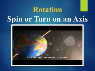 Motions of earth | PPTX