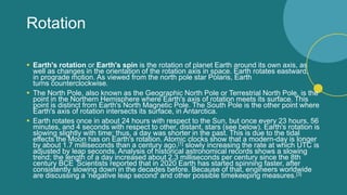 Motions of earth.pptx | Geography | Science