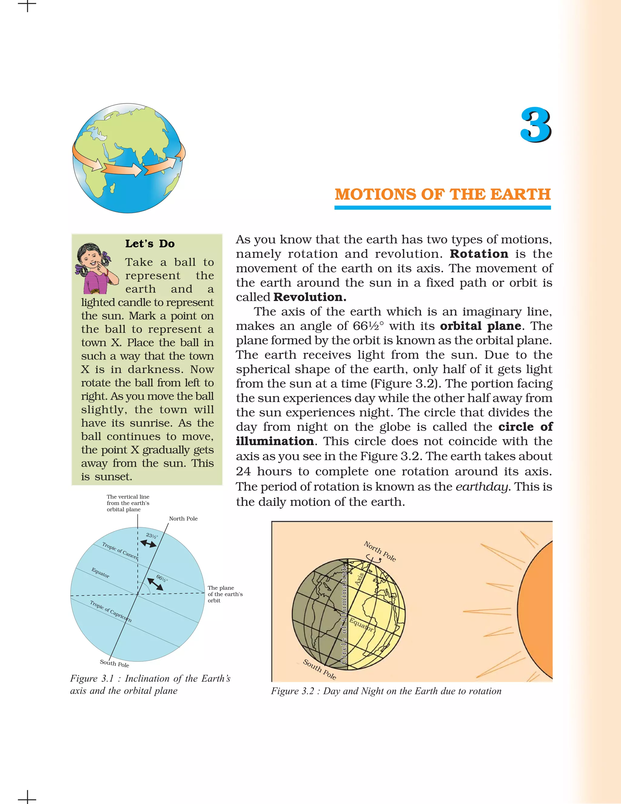 Motions of the earth | PDF