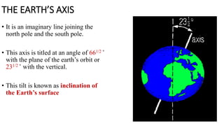 Motions of the earth | PPTX