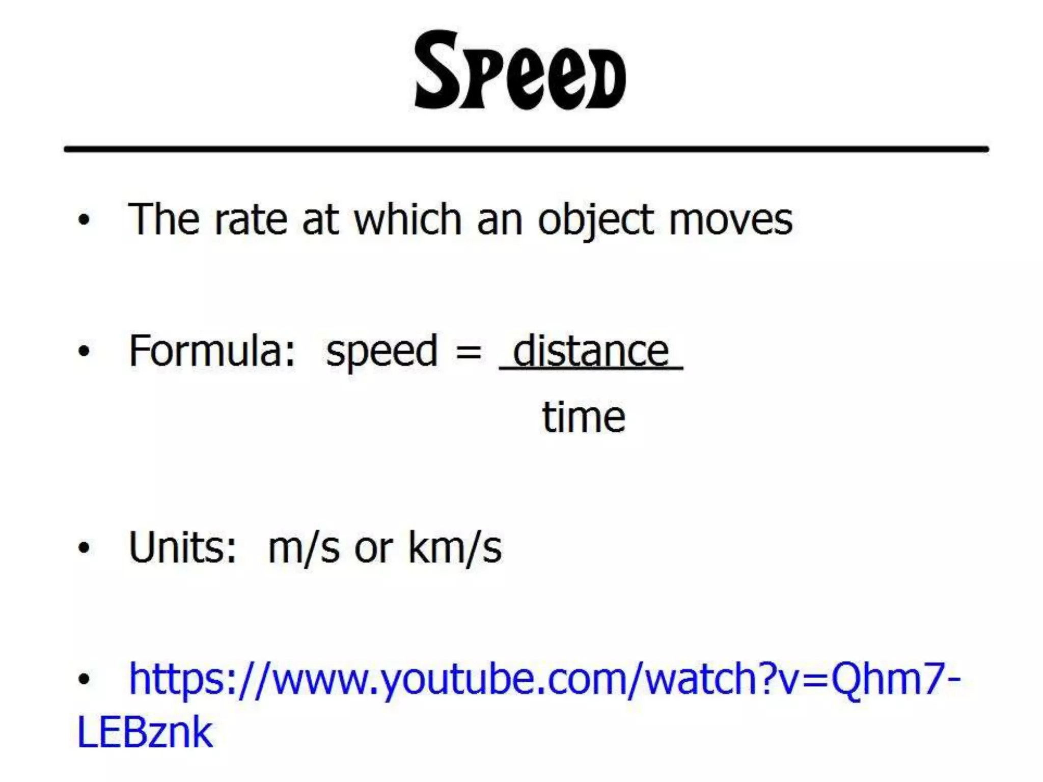 Motion, speed, and velocity | PPT