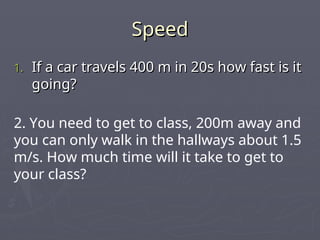 MotionSpeedVelocity-and-Acceleration-1.ppt